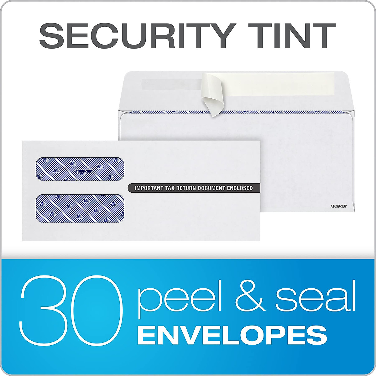 TOPS 1099 NEC Forms 2022, 4 Part Laser/Inkjet 1099 Forms with Self Seal Envelopes, for 30 Recipients, Includes 3 1096 Forms (TX22925NEC-22)