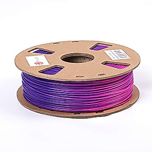 KYUUBI Purple Blue to Pink Color Changing with Temperature 3D Printer Filament PLA 1.75 mm 1 KG (2.2 LBS) Color Changing with Temperature PLA