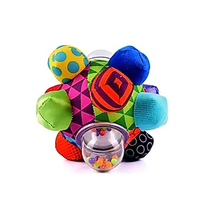 The Season Toys Baby Cognitive Developmental Bumpy Ball Toy Newborns to 6 Months, 8 Months, 1 Year and 2 Years Old Toddlers, Brain Development Toy for Kids, Colorful