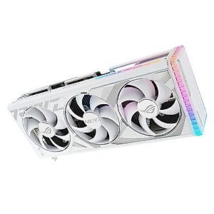 ASUS ROG Strix GeForce RTX™ 4080 White OC Edition Gaming Graphics Card (PCIe 4.0, 16GB GDDR6X, HDMI 2.1a, DisplayPort 1.4a)