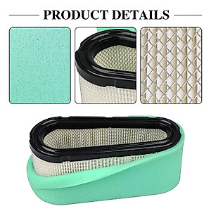 496894S 496894 Air Filter 272403S Pre Filter for 282700 691642 493909 4139 5053B 5053H 5053K 5053D John Deere LG496894JD LG496894S Craftsman Lawn Mower