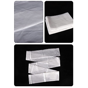 OULIGET Plastic Table Cloth,Plastic Party Table Cover,Disposable Plastic Table Cloth,Disposable Square Table Cover,White,8 Pieces,70.8 Inch.