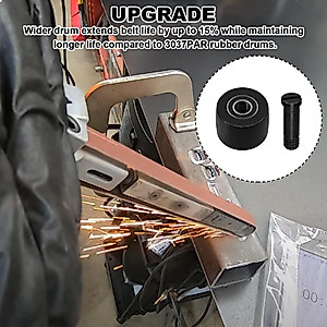 VIDABTE 3037PAR Pneumatic Belt Sander Bearing 3037 Pulley Assembly Fits for Astro Pneumatic Tool - Steel - Inc 1,2,3,61-2 Pcs