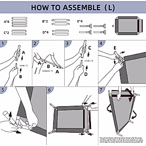 pettycare Elevated Outdoor Dog Bed - Raised Cot for Large Dogs, Heavy Duty Pet Cots Waterproof, Cooling, Washable Breathable Teslin Mesh, Durable, Non Slip, 42 Inches, Grey