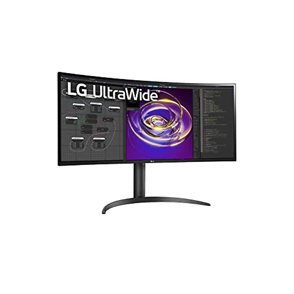 LG 34” 34BP85CN-B 21:9 QHD UltraWide™ Curved Monitor with HDR10, USB Type-C™, & AMD FreeSync™