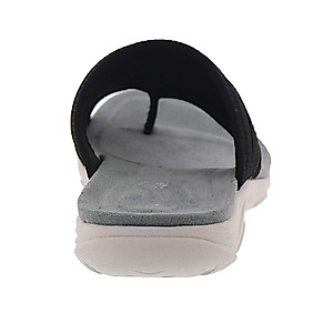 Easy Spirit Women's Lola2 Sport Sandal, Black 001, 8.5 Wide