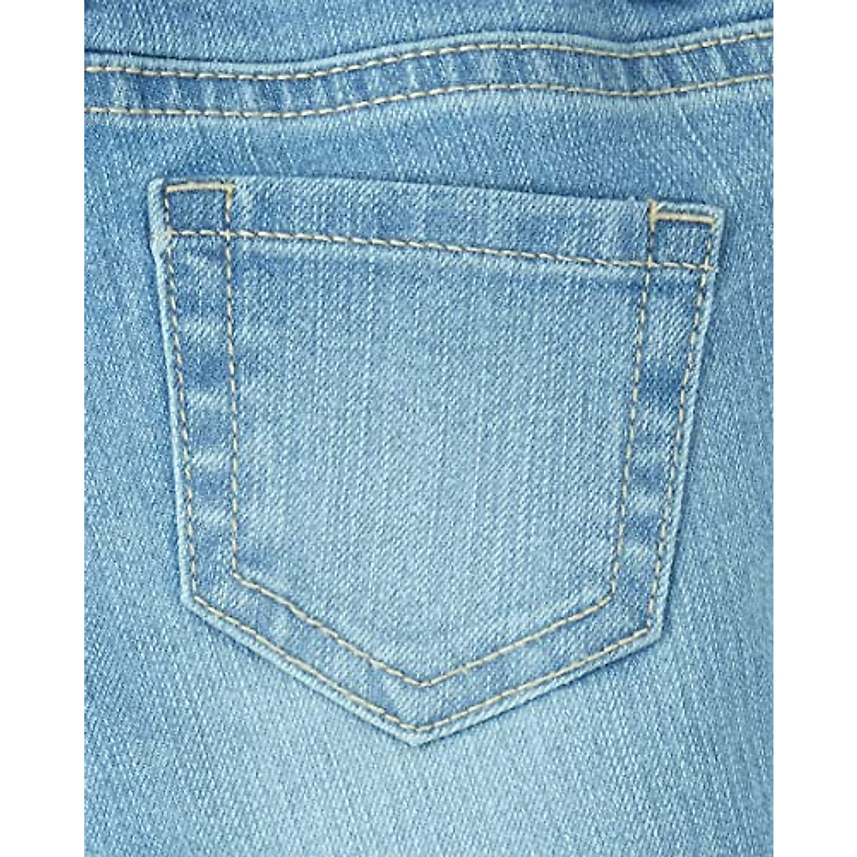 The Children's Place Baby Girls and Toddler Girls Super Skinny Jeans, Light Jay Blue Wash, 3T