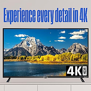 Westinghouse Roku TV - 43 Inch Smart TV, 4K UHD LED TV with Wi-Fi Connectivity and Mobile App, Flat Screen TV Compatible with Apple Home Kit, Alexa and Google Assistant