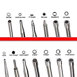 HUSWELL 13 PCS Carburetor Adjustment Carb Adjusting Tool kit for 2-Cycle Small Engine Poulan Husqvarna STIHL Echo Trimmer Weedeater Chainsaw with 4 Size 2-feet Fuel line Hose Tube & Primer Bulb