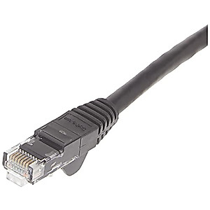 StarTech.com 4ft CAT6 Ethernet Cable - Black CAT 6 Gigabit Ethernet Wire -650MHz 100W PoE RJ45 UTP Network/Patch Cord Snagless w/Strain Relief Fluke Tested/Wiring is UL Certified/TIA (N6PATCH4BK)