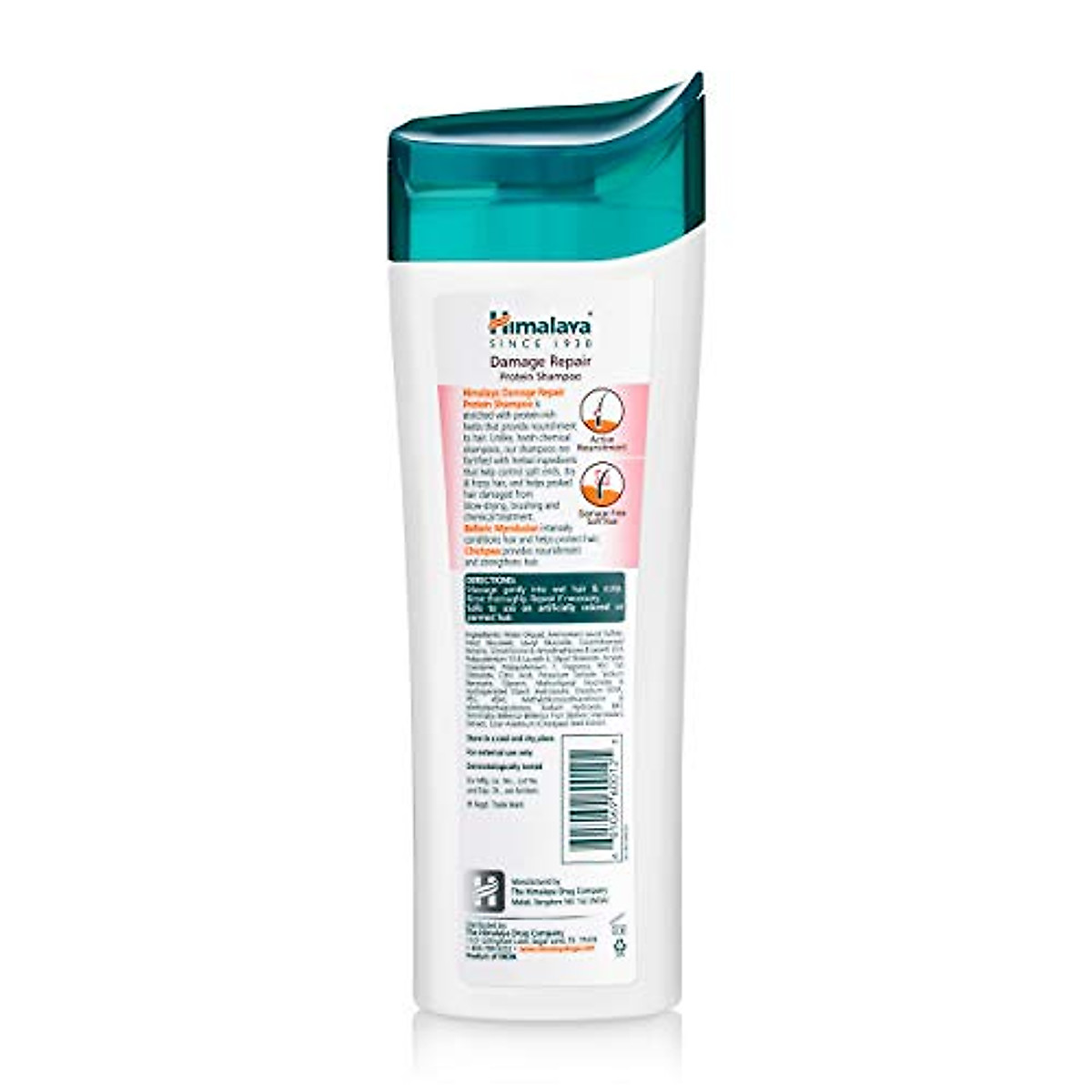 Himalaya Damage Repair Shampoo, 13.53 Fl Oz (400ml), for Dry, Frizzy Hair - Repairs & Protects with Aloe Vera & Sesame Oil, Moisturizing Unisex