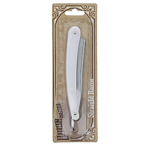 Union Razors SR2 Straight Edge Razor with White Handle