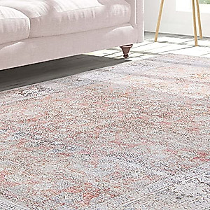 Superior Indoor Large Area Rug, Geometric Home Floor Decor, Farmhouse Aesthetic Rugs for Living Room/Dining, Kitchen, Entryway, Office, Bedroom Accent, Lottie Collection, Butterscotch, 10' x 14'