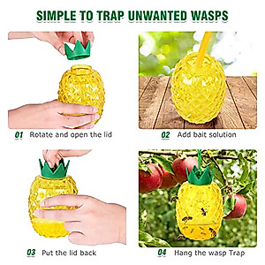Wasp Trap 2 Pack, Trap Yellow Jacket, Hornets Naturally