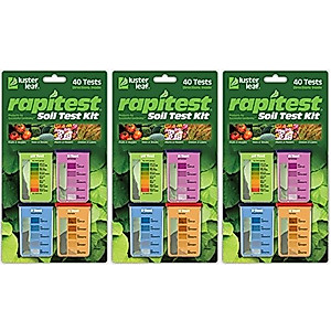 Luster Leaf 1601 Rapitest Soil Test Kit, 40 Count (3 Pack)