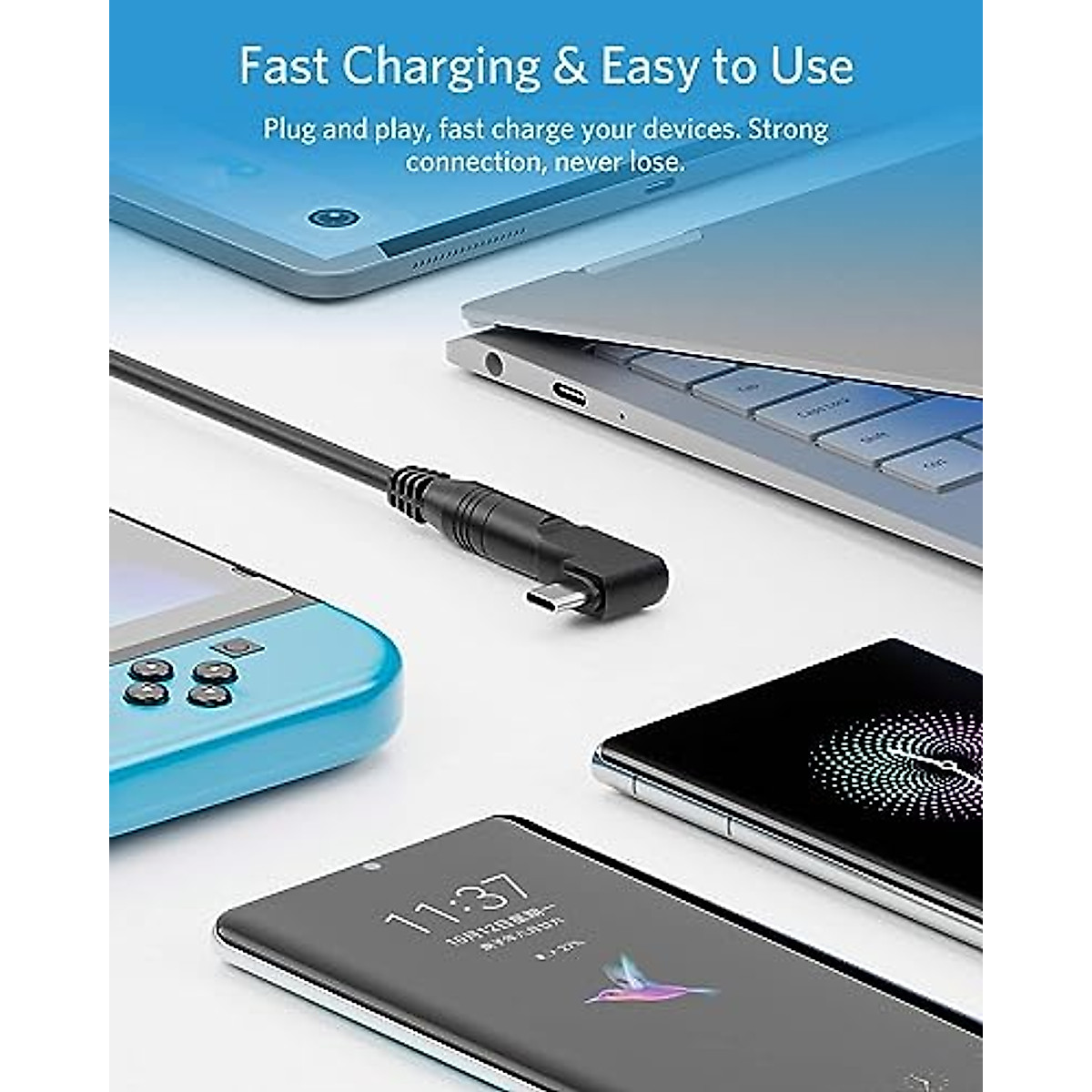 Belker 65W 45W Universal Laptop Charger with USB C Tip for HP Asus Lenovo Dell Acer Toshiba Samsung IBM Google MacBook Pro Laptop Ultrabook Chormebook