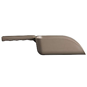 Remco 640066 Color-Coded Plastic Hand Scoop - BPA-Free, Food-Safe Scooper, Commercial Grade Utensils, Restaurant and Food Service Supplies, Large 32 Ounce Size, Brown