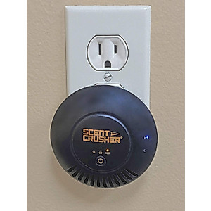 Scent Crusher Halo Series Room Clean - Releases Ozone to Remove Unwanted Odors in Rooms up to 500 sq. ft, Plugs into Any Standard 110-Volt AC Outlet, Adjustable Timer: 30, 60 or 120 Minutes