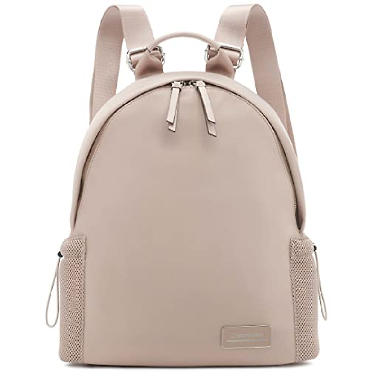 Calvin Klein Women's Jessie Organizational Backpack, Goat, One Size
