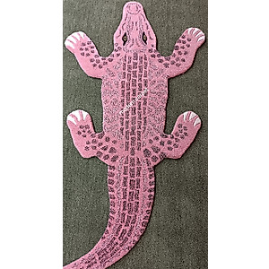 Generic Crocodile Rug 3x6 Ft Rugs Skin Shape 100% Area Rugs Woolen Rugs Handmade Tufted for Room Bedroom Bathroom by Modern Carpet, Multycolor (2x4 feet)