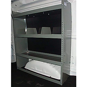 True Racks Aluminum Van Shelving Storage Unit - 45" L x 13" D x 44" H