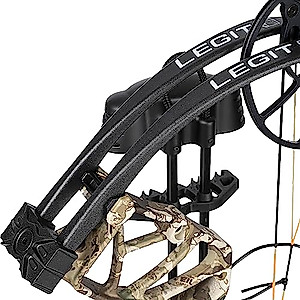 Bear Archery Legit Ready to Hunt Compound Bow Package for Adults & Youth, Right Hand, Veil Whitetail