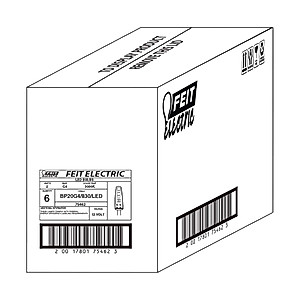 Feit Electric LED Capsule Specialty Light Bulb, 20W Equivalent, Dimmable, G4 Base, 3000K Warm White, 170 Lumens, Desk Lamp Light Bulbs with 10,000-Hour Lifetime, BP20G4/830/LED/6, 6-Pack