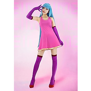 C-ZOFEK Women's Cosplay Dress with Gloves and Stockings (Large)