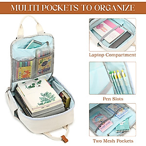 MYHOZEE Laptop Backpacks 15.6 Inch, School Bag College Backpack Travel Daypack Bookbags for Girls Women Students