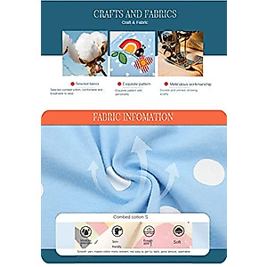 KISSOURBABY Little Girls Soft Summer Cotton Short Sleeve Dresses T-Shirt Casual Cartoon Dress(Blue White dots ladybug-7T)