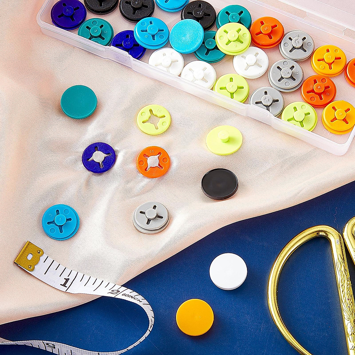 Juexica Running Bib Clips Race Number Buckle Fixing System Triathlon Race Bib Holder Marathon Fastener Holder for Field Event(Mixed Colors)