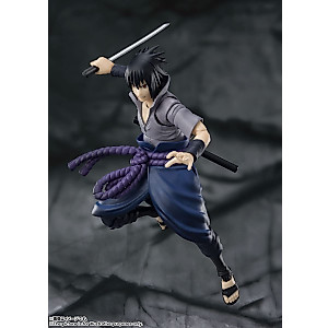 TAMASHII NATIONS - Naruto Shippuden - Sasuke Uchiha -He Who Bears All Hatred, Bandai Spirits S.H.Figuarts Action Figure