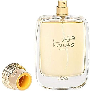 RASASI Hawas Eau de Parfum Spray for Women, 3.4 Ounce