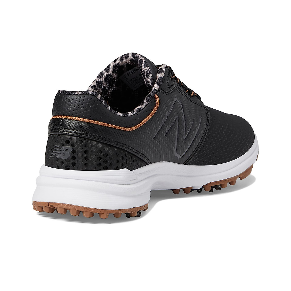 New Balance Womens Brighton Skate Shoe, Black/Gum, 6 US