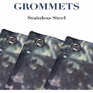 Funny Black Bear Shower Curtain Set,Bathroom Sets with Shower Curtain and Rugs,Bathroom Decor Shower Curtain Sets- 70.86" x 70.86" Shower Curtain,12 Hooks,Non-Slip Bath Mat,Contour Mat