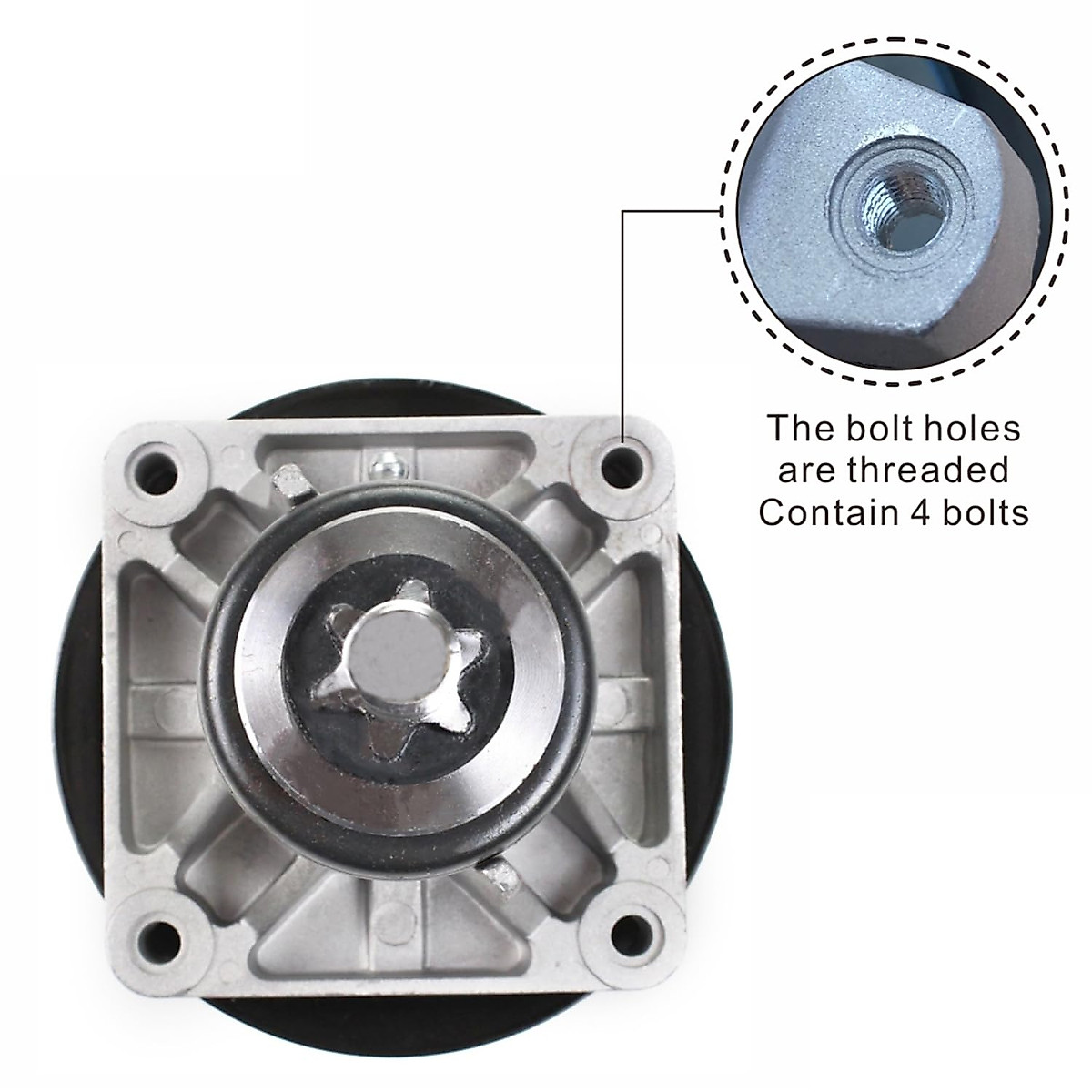 918-0240C 618-0240C AKM Spindle Assembly for MTD Cub-Cadet LT4600H LT546H 618-0240A 618-0240B 918-0430 618-0430 Toro LX465 LX460 112-0311 46 Inch Decks PRE-TAPPED Holes Screws Included in