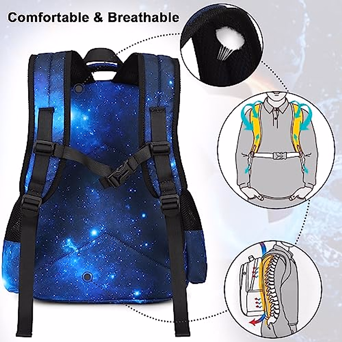 CAMTOP School Backpack for kids, Boys Soccer Backpacks with Lunch Box Football BookBag Set for Kindergarten Elementary (Age 3-10)