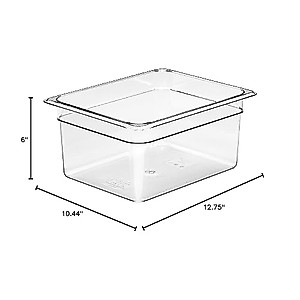 Cambro (26CW135) 6" Half-Size Food Pan - Camwear®