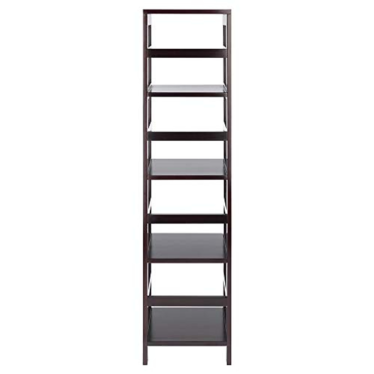 Winsome 4 tier Wood Leo model name Shelving, Small, Espresso