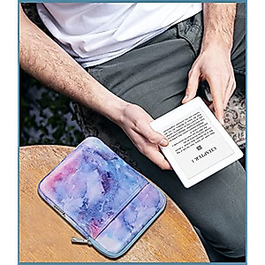 TiMOVO 6-7 Inch Sleeve Case for All-New Kindle Paperwhite and Kindle Colorsoft Signature Edition, Protective Sleeve Cover Pouch Bag Carrying Case for Kindle E-Reader/Kindle Oasis, Dreamy Nebula