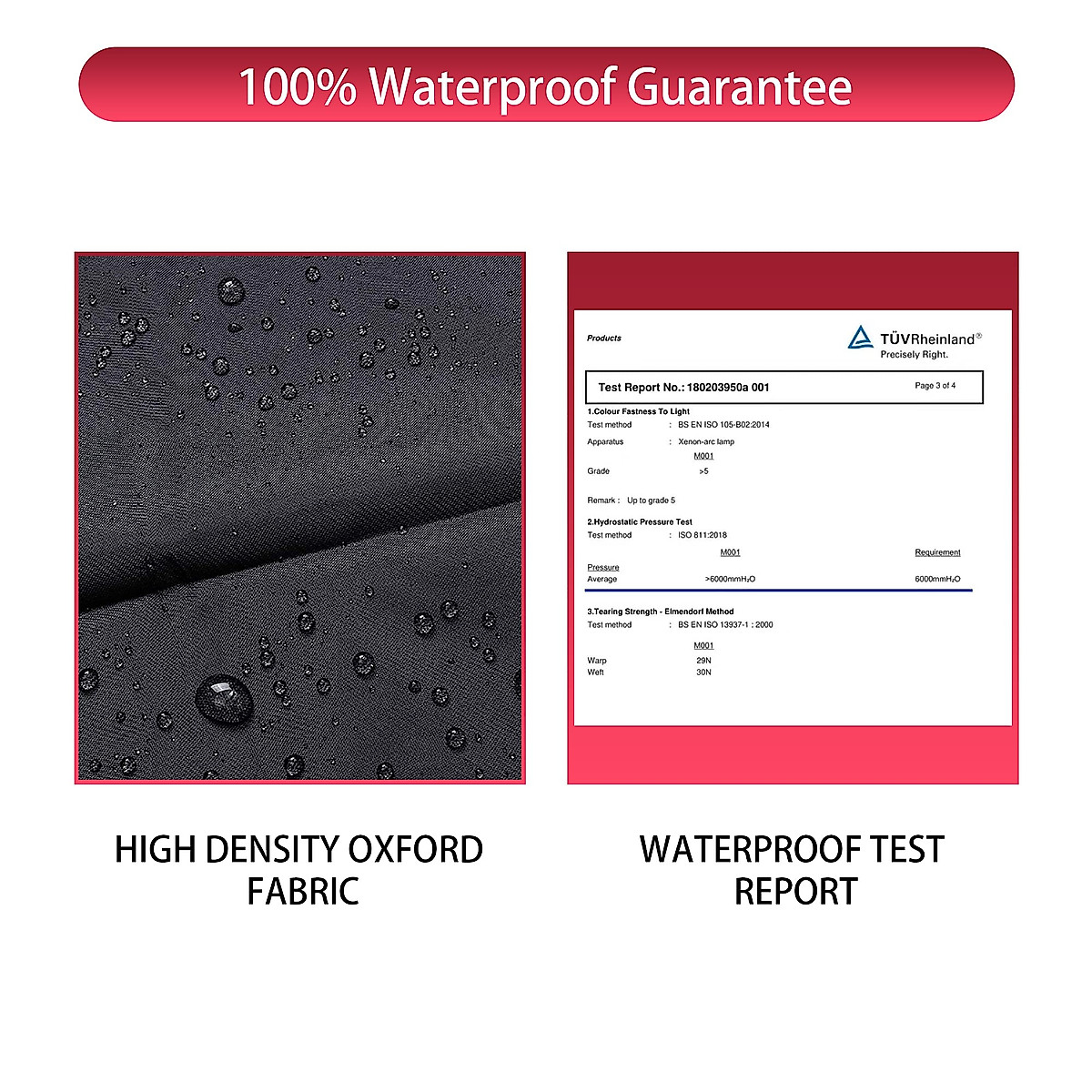 WLEAFJ Fire Pit Cover Round for Fire Pit 22 Inch – 34 Inch, 420D Heavy Duty Oxford Fabric Firepit Cover Round, Full Coverage Patio Outdoor Fireplace Cover, Waterproof Fire Bowl Cover