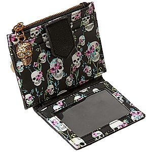 Betsey Johnson Spider Bifold Wallet, Black