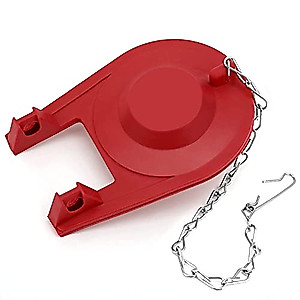 Toilet Flapper Replacement Kit High Performance 2 Inch Toilet Flapper (Red 2"1pc)