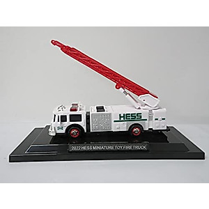 Hess Toy Truck 2022 Mini Collection - Fire Truck, Helicopter, and Truck with Front Loader