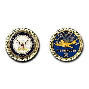 US Navy A-6 Intruder Challenge Coin Officially Licensed