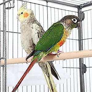 Yaheetech 52-inch Wrought Steel Standing Large Flight King Bird Cage for Cockatiels African Grey Quaker Amazon Sun Parakeets Green Cheek Conures Pigeons Parrot Bird Cage Birdcage with Stand