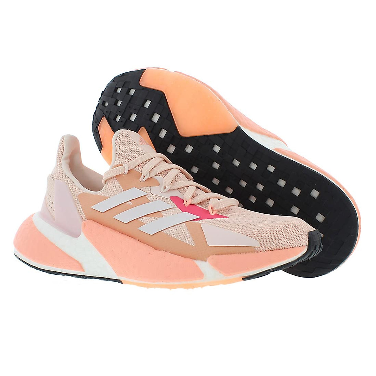 adidas Women's X9000L4 Running Shoe, Pink Tint/White, 9