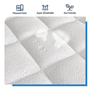 Avenco California King Mattress, 12 Inch Hybrid Mattress California King Size with Pocket Innerspring and Latex Memory Foam, Medium Firm Mattress California King in a Box, Motion Isolation