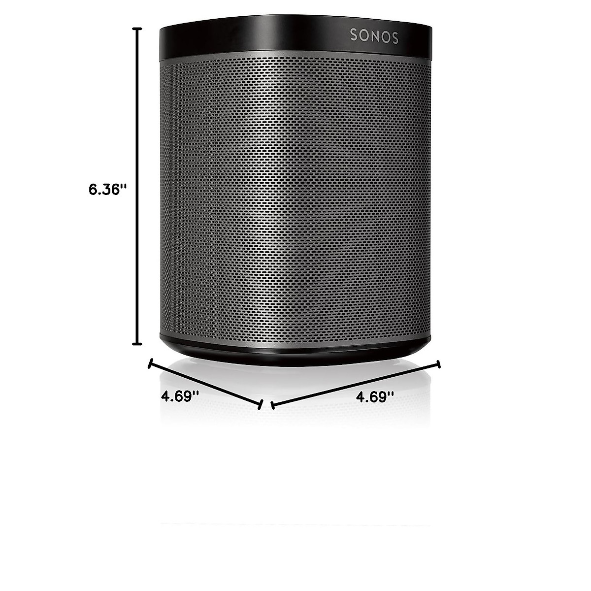 Sonos Play:1 - Compact Wireless Smart Speaker - Black (Discontinued by manufacturer)