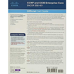 CCNP Enterprise Core ENCOR 350-401 and Advanced Routing ENARSI 300-410 Official Cert Guide Library